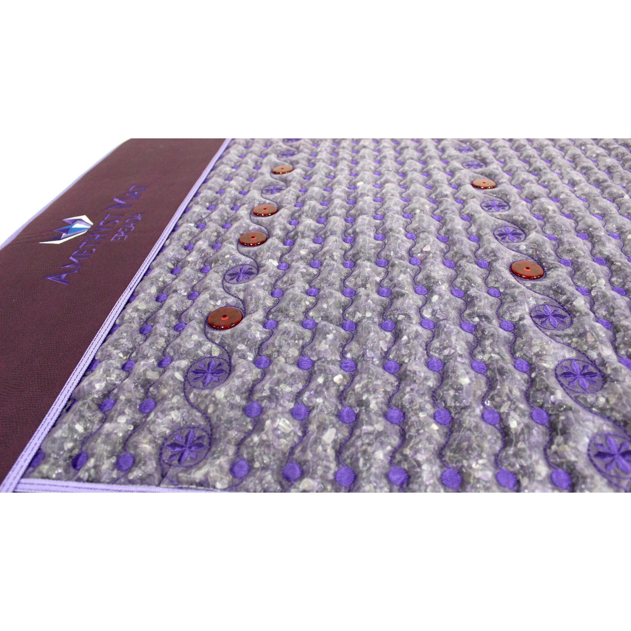 Ereada® FIR PEMF PHOTON Amethyst Mat SINGLE 75"x39" (190x100cm) Purple ...
