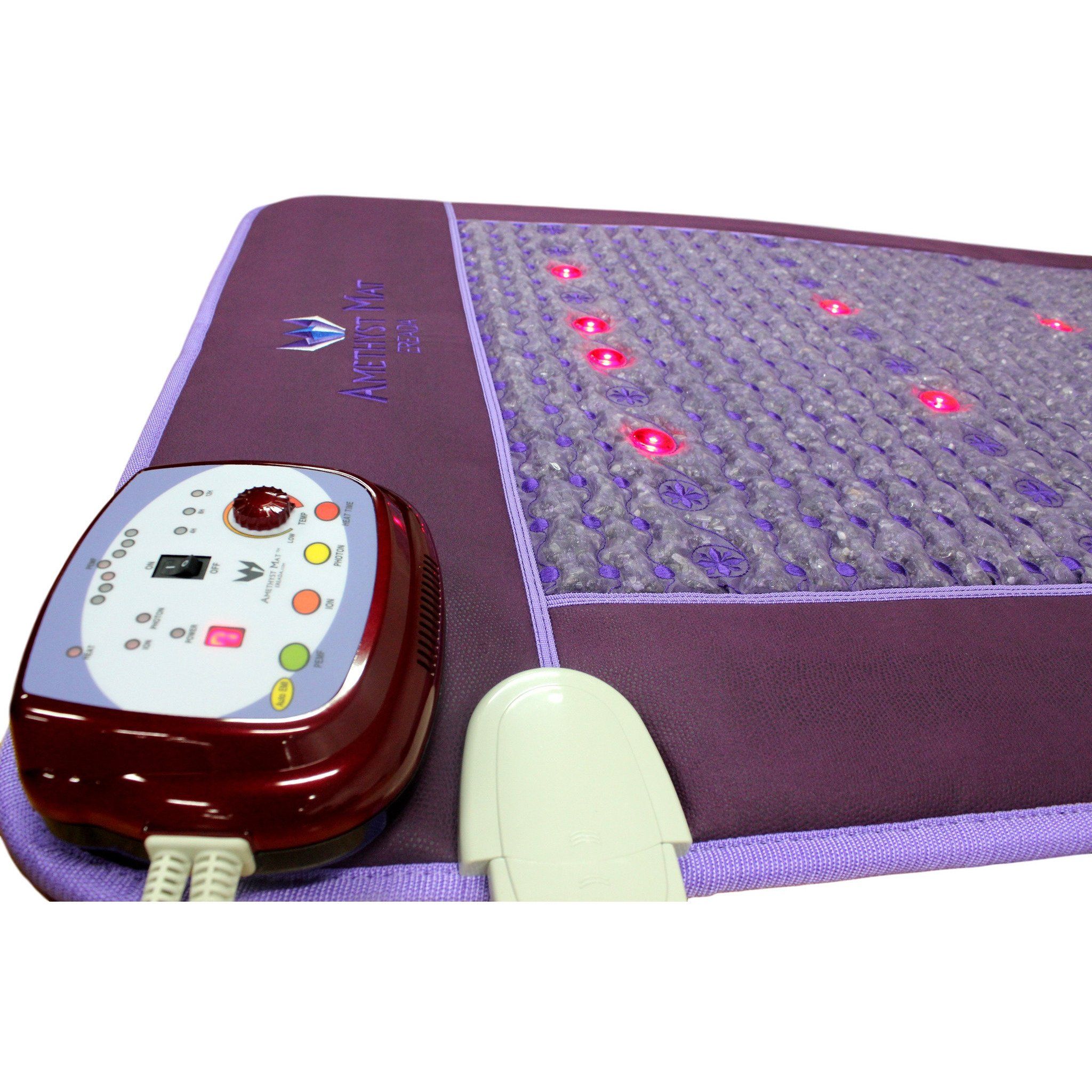 Ereada® FIR PEMF PHOTON Amethyst Mat SINGLE 75"x39" (190x100cm) Purple ...